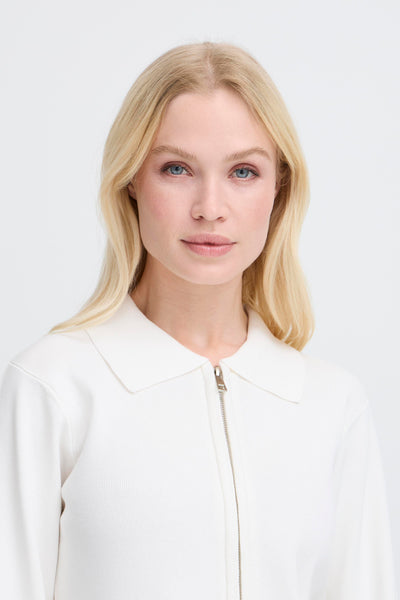 B.Young Marshmallow Zip Knit Cardigan – Pretty Parade Boutique